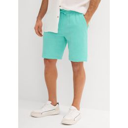 bonprix Musselin-Shorts aus reiner Baumwolle Regular Fit, gr&uuml;n, 100% Baumwolle,Musselin