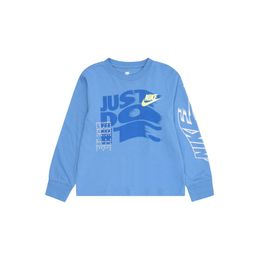 Nike Sportswear Shirt 'ON THE MOVE' Jungen Gr&ouml;&szlig;e 122 blau / azur / limone / offwhite