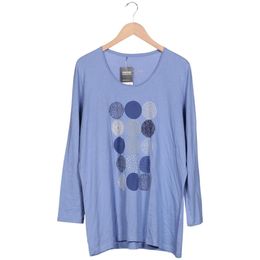 SAMOON Langarmshirt Damen Gr&ouml;&szlig;e 5XL Second Hand hellblau
