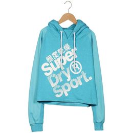 Superdry Kapuzenpullover Damen Gr&ouml;&szlig;e XL Second Hand hellblau