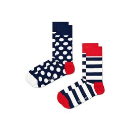 Happy Socks Socks '2-Pack Big Dot Socks' female Blue size 41-46