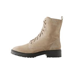 next Schn&uuml;rstiefelette Damen Gr&ouml;&szlig;e 40/40.5 beige Winterschuhe