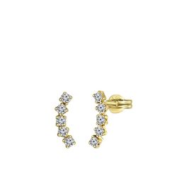 Lucardi Earrings 'Klassisch' female Gold size Onesize