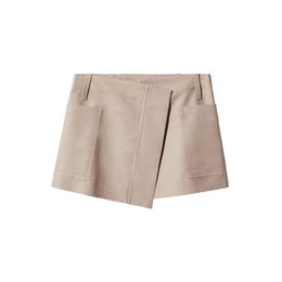 Mango Skirt female Beige size 36