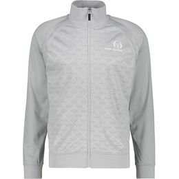 Sergio Tacchini Trainingsjacke 'Ghibli' Herren Gr&ouml;&szlig;e S grau / hellgrau / wei&szlig;