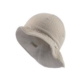 Sterntaler Sonnenhut Jungen Gr&ouml;&szlig;e 45 beige / wei&szlig;