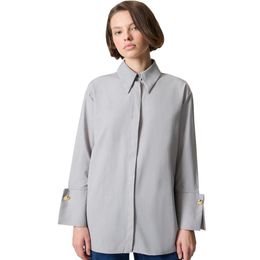 Touche Prive Bluse Damen Gr&ouml;&szlig;e S grau