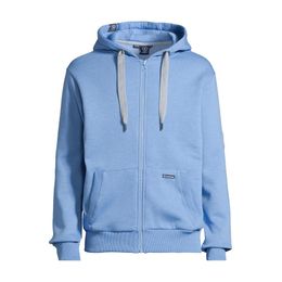 Salzhaut Zip-Up Hoodie 'Breker' male Blue size XXXL