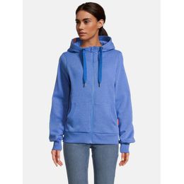 Salzhaut Zip-Up Hoodie 'S&Ouml;&Ouml;TE' female Blue size XXS