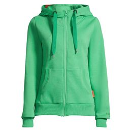 Salzhaut Zip-Up Hoodie 'S&Ouml;&Ouml;TE' female Green size XXL