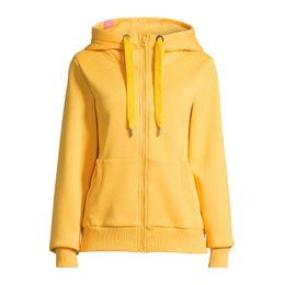 Salzhaut Zip-Up Hoodie 'S&Ouml;&Ouml;TE' female Yellow size XXXL