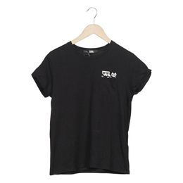 K by KARL LAGERFELD Karl Lagerfeld T-Shirt Damen Gr&ouml;&szlig;e L Second Hand schwarz
