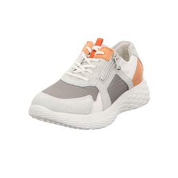 Waldl&auml;ufer WALDL&Auml;UFER Sneaker Damen Gr&ouml;&szlig;e 38 graphit / hellgrau / orange / wei&szlig;