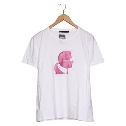 K by KARL LAGERFELD Karl Lagerfeld T-Shirt Damen Gr&ouml;&szlig;e L Second Hand wei&szlig;
