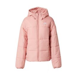 Nike Sportswear Jacke 'ESSENTIALS' Damen Gr&ouml;&szlig;e XL rosa / wei&szlig; Winterjacke