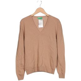 United Colors Of Benetton Pullover Damen Gr&ouml;&szlig;e L Second Hand beige