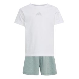 adidas Sportswear Tracksuit 'Seasonals' girl Green, White size 128