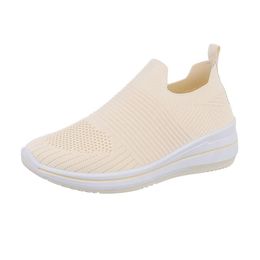 Ital-Design Slip On Damen Gr&ouml;&szlig;e 41 hellbeige
