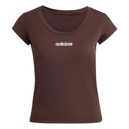 adidas Performance Performance Shirt 'Hyperglam' female Brown size L