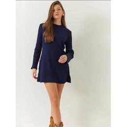 Bianco Lucci Knitted dress female Blue size S/L