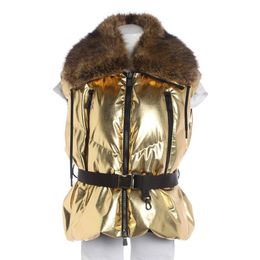 Moncler Weste (Outdoor) Damen Gr&ouml;&szlig;e XL Second Hand gold