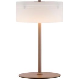 Paul Neuhaus LED Tischleuchte "MARIKA", sand, 1, &Oslash; 20cm H: 33cm, 1 Stk., Leuchten, Touchdimmer, Memoryfunktion, LED Tischleuchte