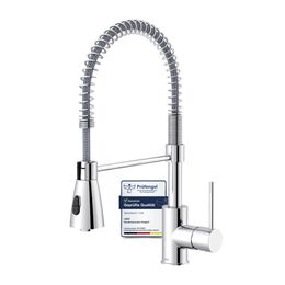 Lenz Niederdruck-Sp&uuml;ltischarmatur 'Kalani&sup2;' herausziehbar chromfarben 43,6 cm