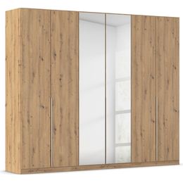 Dreht&uuml;renschrank OTTO HOME "Kleiderschrank Schrank Garderobe AGORDO mit Dekor- oder Hochglanzfront", braun (eiche artisan), B:271cm H:229cm T:54cm, Holzwerkstoff, Schr&auml;nke, Dreht&uuml;renschrank, durchdachte Innenausstattung, in 7 Breiten und 2 H&ouml;hen MADE IN GERMANY, Topseller