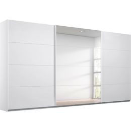 Schwebet&uuml;renschrank Rauch "Kleiderschrank Schrank Garderobe TOPSELLER OTELI inkl. Inneneinteilung", wei&szlig;, B:360cm H:210cm T:62cm, Holzwerkstoff, Schr&auml;nke, Schwebet&uuml;renschrank, mit 3 Innenschubladen sowie zus&auml;tzlichen Einlegeb&ouml;den MADE IN GERMANY, Topseller