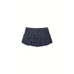 Bershka Skirt female Blue size 34