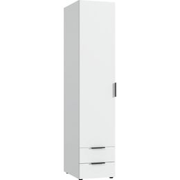 Kleiderschrank wimex "Modena", wei&szlig;, B:40cm H:185cm T:54cm, Spanplatte, Schr&auml;nke, Kleiderschrank, Dreht&uuml;ren-Schrankprogramm