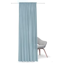 Gardine FEEL OF NATURE "Freja" Gr. 1, blau, B:140cm H:245cm, Baumwolle, Gardinen, Gardine, HxB: 245x140