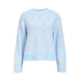 Object Pullover 'OBJEsra' Damen Gr&ouml;&szlig;e M hellblau / rosa / wei&szlig;