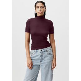 LEGER Damen T-Shirt "Larina, LeGer by Lena Gercke"fig, Gr. 38, Obermaterial: 92% Viskose, 8% Elasthan, Shirts, figurbetont, Stehkragen