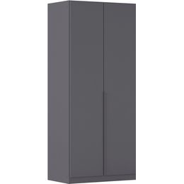 Dreht&uuml;renschrank OTTO HOME "Kleiderschrank Schrank Garderobe AGORDO TOPSELLER Schlafzimmer", grau (graumetallic), B:91cm H:229cm T:54cm, Holzwerkstoff, Schr&auml;nke, Dreht&uuml;renschrank, durchdachte Innenausstattung, in 7 Breiten und 2 H&ouml;hen MADE IN GERMANY, Topseller