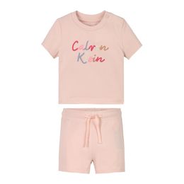 Calvin Klein Jeans Set Jungen Gr&ouml;&szlig;e 62 opal / karamell / puder / purpur