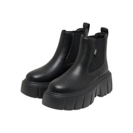 Stiefel Buffalo "Buffalo ZESPHER CHELSEA - VEGAN NAPPA", Damen, Gr. 40, schwarz, Polyurethan, unifarben, Schuhe Stiefel
