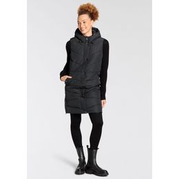 Steppweste Polarino, Damen, Gr. 42, grau (phantom), Obermaterial: 100% Polyester. Futter: 100% Polyester. Wattierung: 100% Polyester, Westen Steppweste, winddicht, atmungsaktiv, wasserabweisend & isolierend