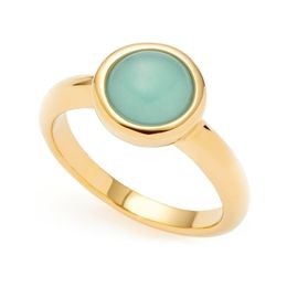 Leonardo Ring Damen Gr&ouml;&szlig;e 60 gold / jade