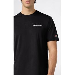 T-Shirt Champion "ICONS CONTRAST SS Tee", Herren, Gr. M (48/50), nbk, ns, Obermaterial: 100% Baumwolle, Rundhals, Shirts T-Shirt, f&uuml;r sportliche Aktivit&auml;ten und Freizeit, sportlicher Stil