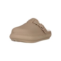Endurance Damen Slipper "Alenta", Gr. 38taupe, grau, Synthetik, Schuhe, mit kuscheligem Fleece-Innenfutter