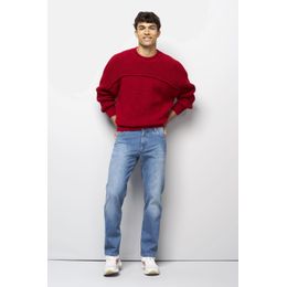5-Pocket-Jeans MEYER "M5 Five Pocket", Herren, Gr. 40, L&auml;nge 32, blau, 98% Baumwolle, 2% Elasthan, unifarben, regular fit lang, Jeans 5-Pocket-Jeans, M5 Linie, aus Denim