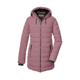 Steppmantel Killtec "KOW 55 WMN QLTD PRK", Damen, Gr. 46, ros&eacute;, Obermaterial: 100% Polyester;Futter: 100% Polyester;F&uuml;llung: 100% Polyester, M&auml;ntel Steppmantel, Wasserabweisender, winddichter Damenparka, atmungsaktiv