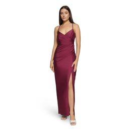 Abendkleid Vera Mont "Damen figurbetont", Damen, Gr. 36, Normalgr&ouml;&szlig;en, sweet berry, Jersey, Obermaterial: 82% Polyamid, 18% Elasthan. Futter: 100% Polyester, figurbetont lang, V-Ausschnitt, Kleider Abendkleid, R&uuml;ckenfrei