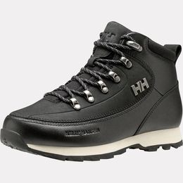 Winterstiefel Helly Hansen "W THE FORESTER PREMIUM", Damen, Gr. 38, schwarz, Leder, Schuhe Winterstiefel, wasserdichtes Leder,warm,Winterschuhe