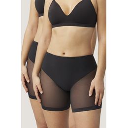 Shapingpants YSABEL MORA, Damen, Gr. L, schwarz, Obermaterial: 73% Polyamid, 27% Elasthan, clean, leicht transparent, unifarben, figurbetont, Unterhosen, mittlerer Form-Effekt, T&uuml;ll, Anti-Scheuer-Effekt, eng