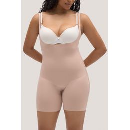 Body YSABEL MORA, Damen, Gr. S, N-Gr, beige, Mikrofaser, Obermaterial: 68% Polyamid, 32% Elasthan, Basic, figurbetont normal, Bodys Body, figurformend, weich, bequem, elastisch