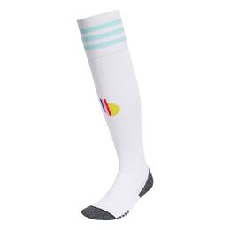 adidas Performance Sportsocken 'Belgien 22' Herren Gr&ouml;&szlig;e 35/36 aqua / gelb / schwarzmeliert / wei&szlig;