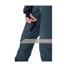 Skihose Killtec "KSW 61 WMN SKI PNTS", Damen, Gr. 40, Normalgr&ouml;&szlig;en, blau, Obermaterial: 84% Polyamid, 16% Elasthan;Futter: 100% Polyester;F&uuml;llung: 100% Polyester, Hosen Skihose, Wasserdichte Skihose, verstellbare Taille, Schneef&auml;nge, mit Stretch