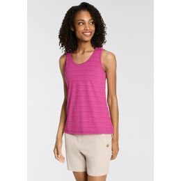 Tanktop Killtec "KOS 41 WMN TP", Damen, Gr. 52, pink (magenta), Obermaterial: 93% Polyester, 7% Elasthan, Tops Tanktop, f&uuml;r sommerliche Aktivit&auml;ten und Wandern, schnelltrocknendes Material